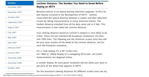 Lechner Distance: The Number You Need to Know Before ... - tijbc