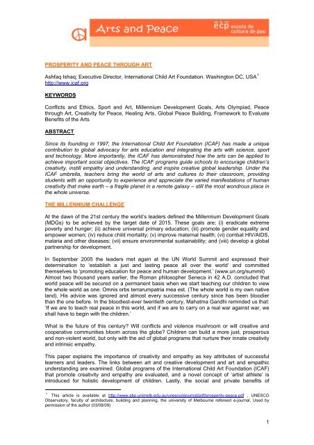 The Creation and Sharing of Expressive Culture May Enhance