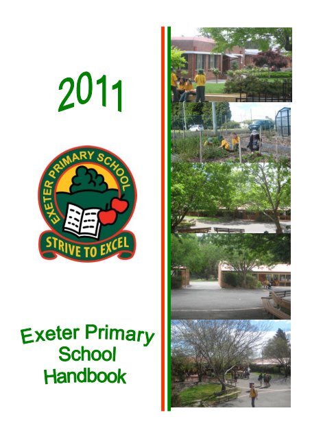Exeter Primary School Handbook 2011.pdf - Department of ...
