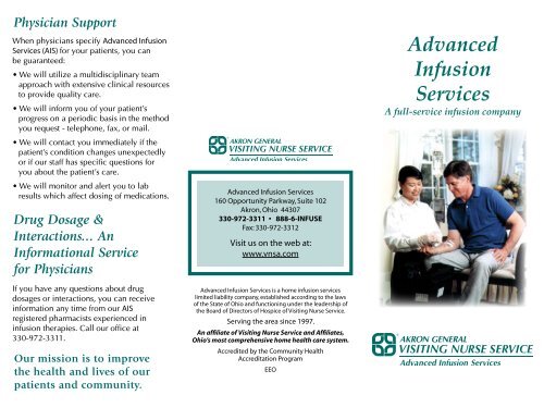 Advanced Infusion Services - Akron General Medical Center