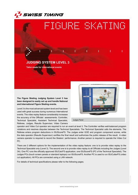 judging system level 3 - ISU Judging System