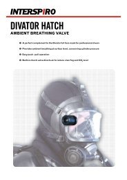 spiromatic 90u self-contained breathing apparatus - Interspiro