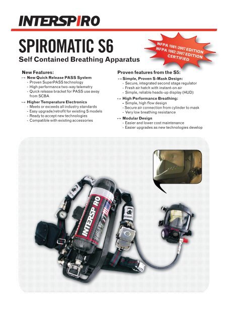 Spiromatic 90usa-s Self-contained Breathing Apparatus, 59% OFF