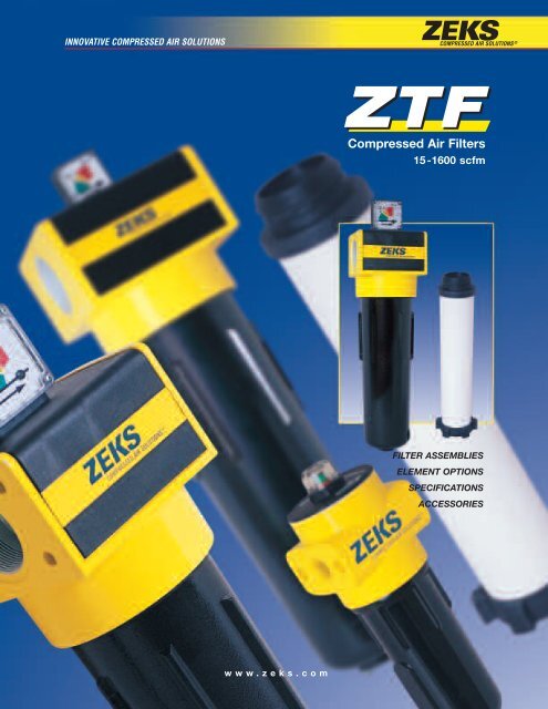 ZTF Filter Catalog - ZEKS Compressed Air Solutions