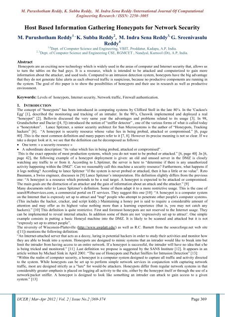 IEEE Paper Template in A4 (V1) - ijcer