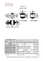 GehÃ¤uselager LagergehÃ¤use - HFH Antriebstechnik GmbH