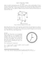 (Sample Lab Report) The Force Table Physics 221 Section 001 ...