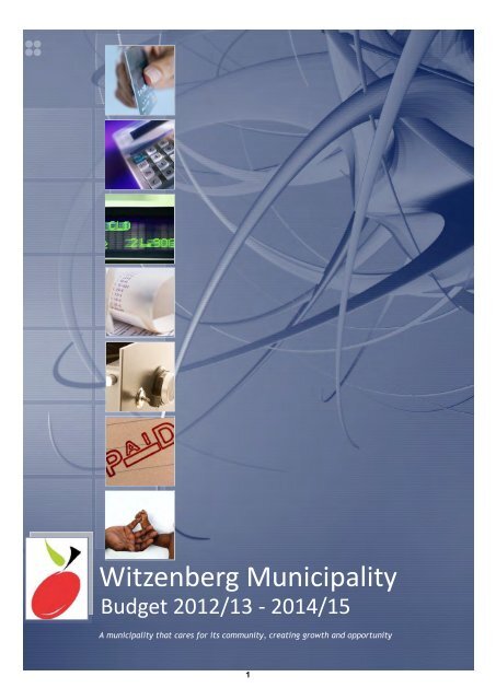 Adopted Budget 2012/2013 - Witzenberg Municipality