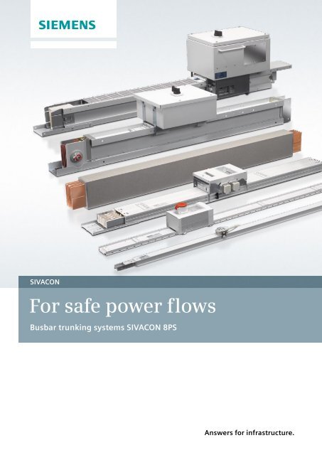 Busbar trunking systems SIVACON 8PS - Siemens