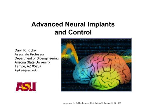 Advanced Neural Implants and Control â DARPA. - Earthpulse Press