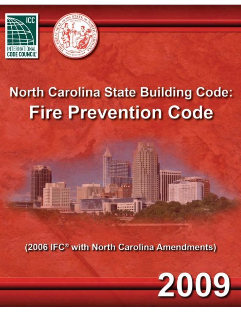 NC Fire Prevention Code (2009)