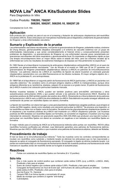 NOVA LiteÂ® ANCA IFA Kit - inova