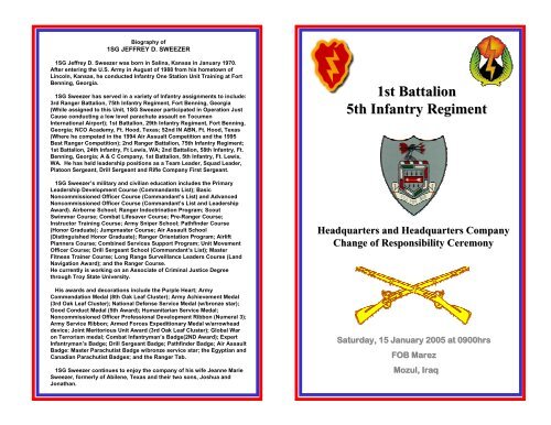 1st Battalion 5th Infantry Regiment