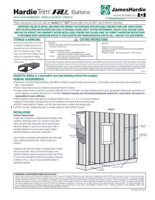Battens - James Hardie