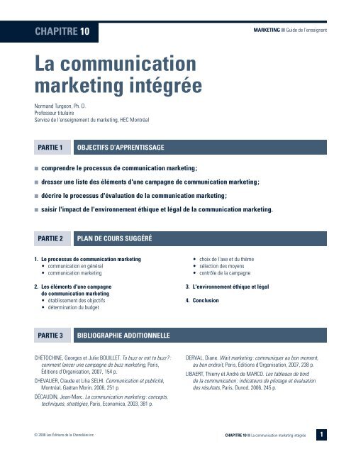1- Politique de Communication - Marketing4innovationcom