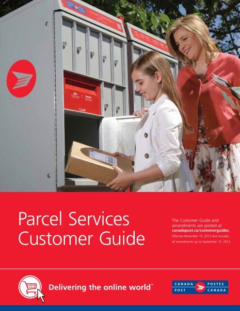 Parcel Services Customer Guide - Canada Post