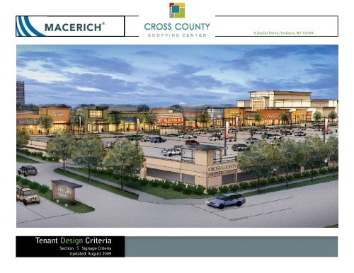 Cross County Shopping Center Signage Criteria Manual - Macerich