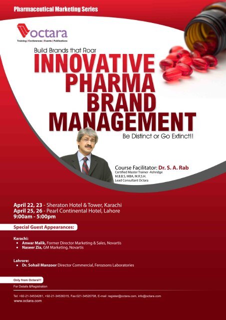 Innovative Pharma Brand Management - Octara.com