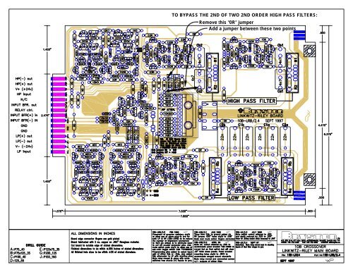 Bryston 10B-LR Main Board Schematic - Advanced Audio