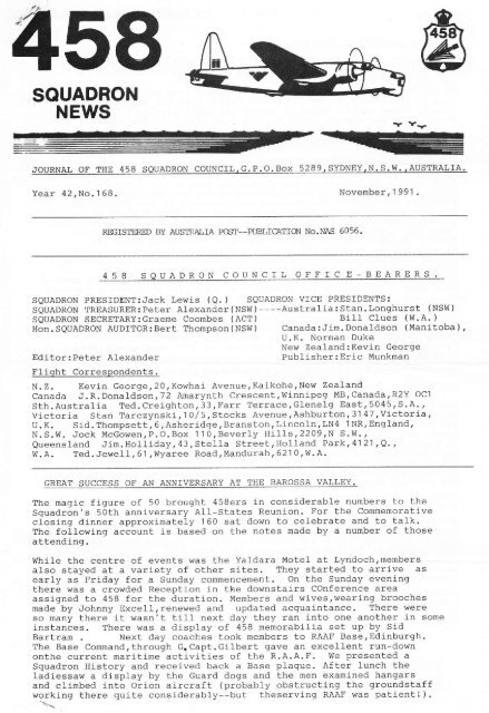 1991_168_november.pdf (4 mb) - 458 RAAF Squadron