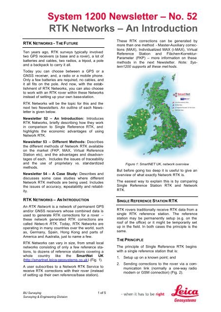 RTK Networks Introduction - SmartNet North America - Leica ...