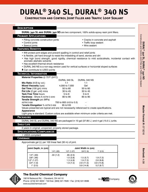 Dural 340 - masco.net