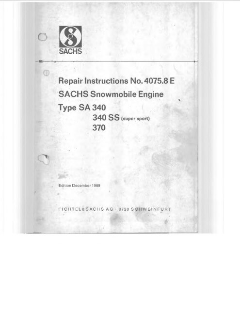 Sachs SA-340 - Vintage Snow