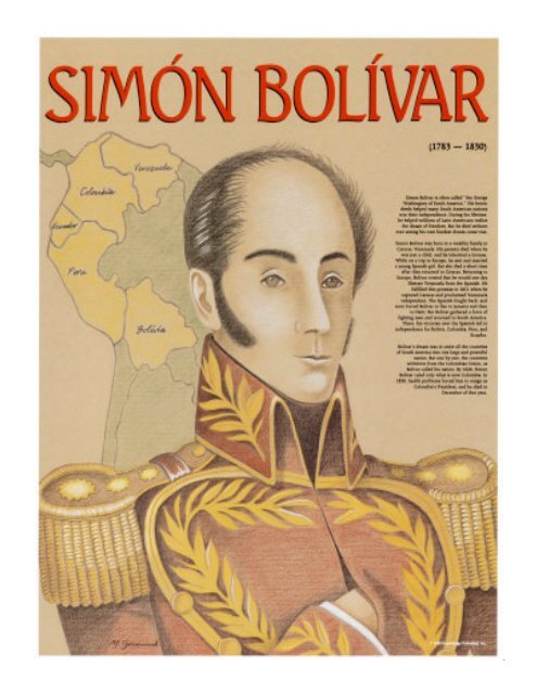 Leaders of Latin American Revolutions Fact Sheet - Galileo ...