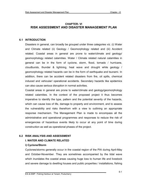 Disaster Risk Assessment