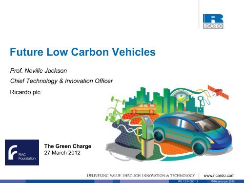 Future of Low-Carbon Vehicles - Jackson ... - RAC Foundation