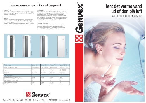 Vanvex brochure 2012 - Genvex