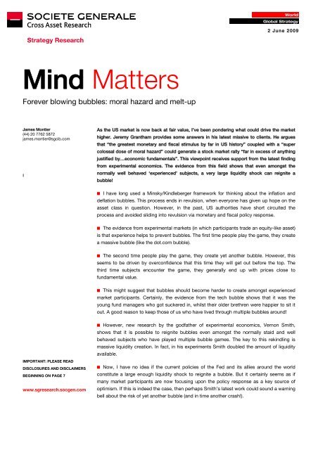 (PDF) by James Montier - Michael Covel