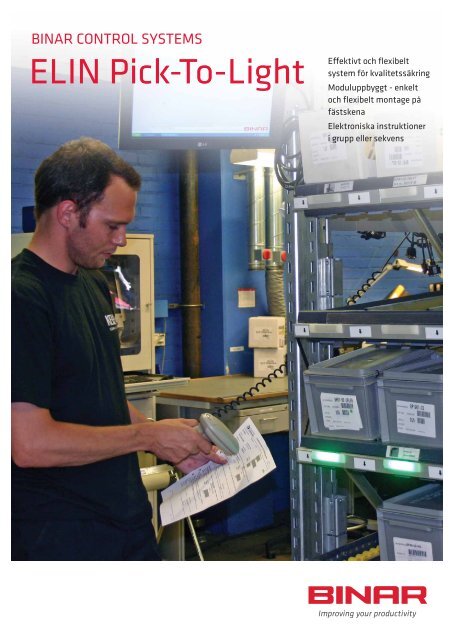 ELIN Pick-to-Light (pdf) - Binar Elektronik