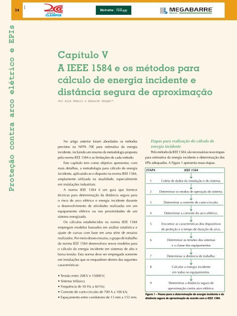 Capítulo V A IEEE 1584 e os métodos para cálculo de energia ...