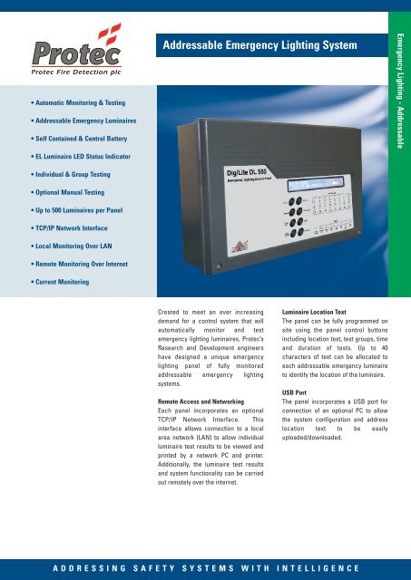 DigiLite Panel - Protec Fire Detection