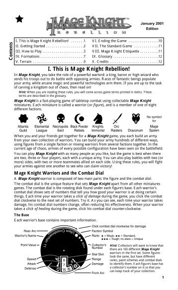 Mage Knight Special Abilities Card - Robert Hurst