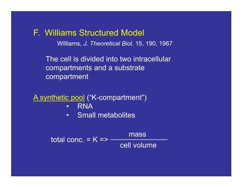 Cell Growth - CMBE