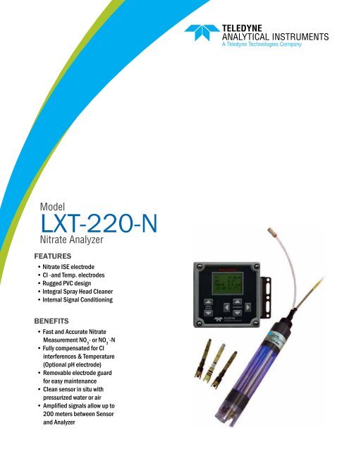 Download the brochure - Teledyne Analytical Instruments