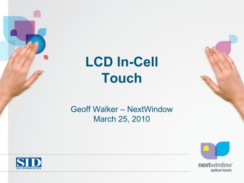 LCD In-Cell Touch - Walker Mobile, LLC
