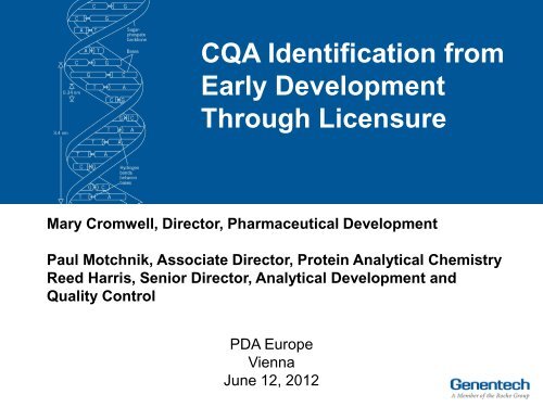 Download Presentation CQA Identification from Early Development ...
