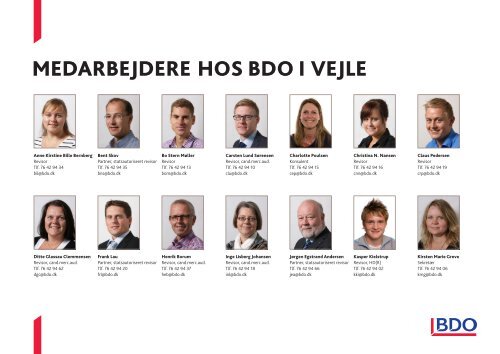 medarbejdere hos bdo i Vejle