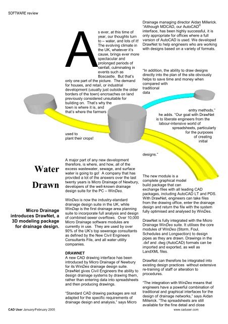 Water Drawn - Micro Drainage