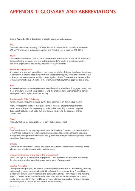 APPENDIX 1: GLOSSARY AND ABBREVIATIONS - ICAEW