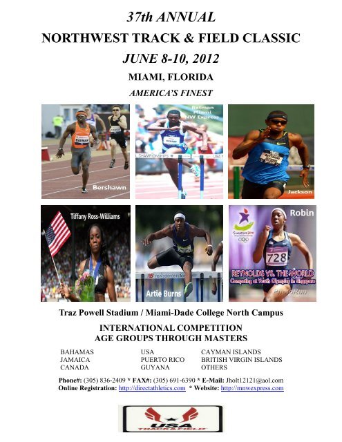 37th ANNUAL - Miami Northwest Express Track Club