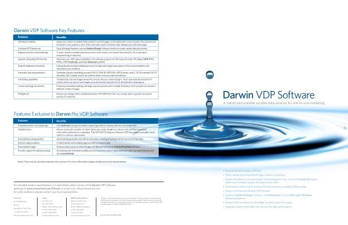 Darwin VDP Software - Konica Minolta