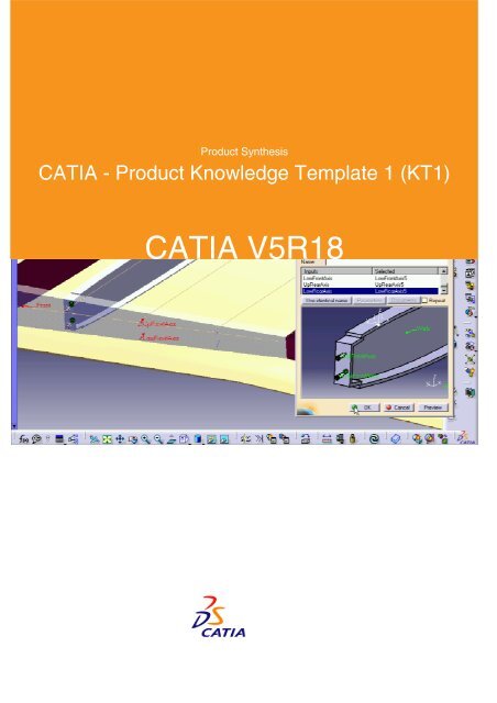 CATIA - Product Knowledge Template 1 (KT1)