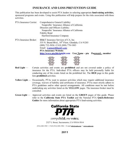 Insurance Loss Prevention Guide - Website