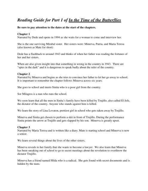 Maria Teresa Mirabal In The Time Of The Butterflies