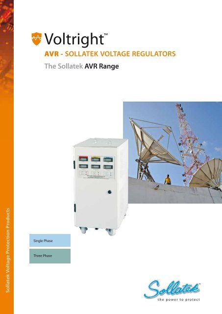 Voltright AVR brochure 09 (400KB) - Sollatek