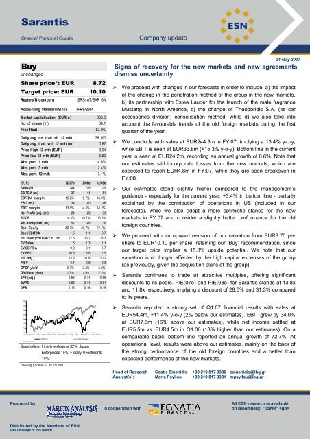 PDF - Sarantis